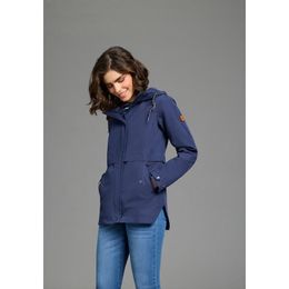 Kangaroos Damen Kangaroos Outdoorjacke mit Kapuze &Uuml;bergangsjacke gef&uuml;tterte Kapuze, Kordelzug, Klappentaschen 38