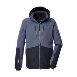 Killtec Herren Skijacke &raquo;KSW 54 MN SKI JCKT&laquo; Wasserdichte, atmungsaktive Herrenjacke, vielen Taschen und Features grau XL