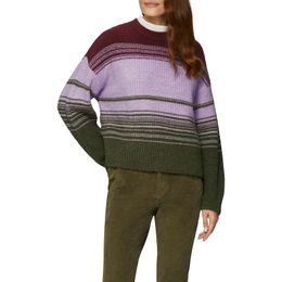 s.Oliver Damen s.Oliver Strickpullover mit Intarsien Muster lila 44