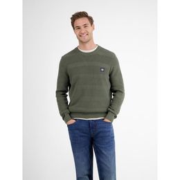Lerros Herren Lerros Strickpullover mit Logo Stickerei M
