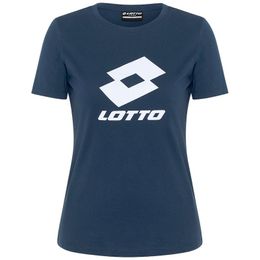 Lotto Damen Lotto T-Shirt - mit angesagtem Crewneck blau XS (34)