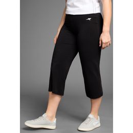 Kangaroos Damen Kangaroos Culotte aus weicher Jersey-Ware, gro&szlig;e Gr&ouml;&szlig;en schwarz 38, N-Gr
