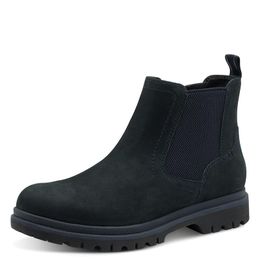 Tamaris Damen Chelseaboots , Blockabsatz, Basicboots, Stiefelette mit dezenten Ziern&auml;hten 37