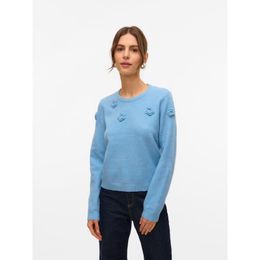 V&eacute;ro Moda Vero Moda Damen Rundhalspullover &raquo;VMROSE LS O-NECK PULLOVER BOO&laquo; XS