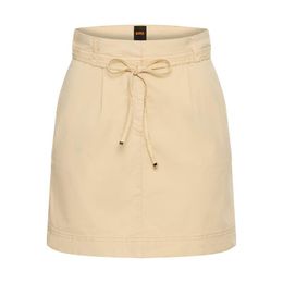 BOSS Orange Damen BOSS Orange Webrock &raquo;Varachute Premium Damenmode&laquo; mit Bindeband beige 34
