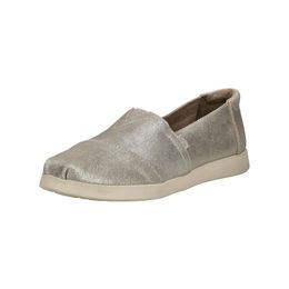Toms Shoes Toms Damen TOMS Slipper &raquo;TOMS Slipper Leder&laquo; silber 36,5