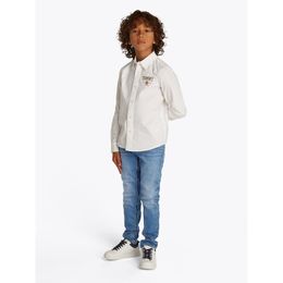 Tommy Hilfiger Jungen Slim-fit-Jeans &raquo;SCANTON Y SLIM FIT DKBLUE JEANS&laquo; in blauer Waschung, mit Logo-Badge blau 3 (98), N-Gr