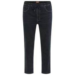 Man's World Plus Herren Schlupfjeans gerade geschnittenes Bein, Regular-Fit, mit Kordelzug L, N-Gr