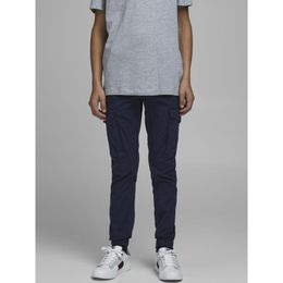 Jack & Jones Jack & Jones Junior Jungen Cargohose &raquo;JPSTPAUL JJFLAKE AKM 542 NOOS MNI&laquo; blau 98, N-Gr