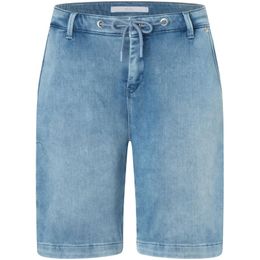 MAC Damen MAC Shorts &raquo;JOG ́N SHORT&laquo; Sommerhose im Four-Pocket Style blau 42, N-Gr