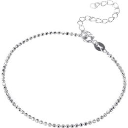 Firetti Herren Silberkette &raquo;Schmuck Geschenk Silber 925 Armband Kette Fu&szlig;kette Bauchkette Kugeln&laquo; in verschiedenen L&auml;ngen erh&auml;ltlich silber