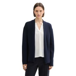 Tom Tailor Damen Tom Tailor Cardigan mit LENZING ECOVERO blau S (36)
