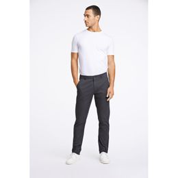 LINDBERGH Herren LINDBERGH Chinohose mit Stretch schwarz 30, L&auml;nge 32