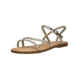 Toms Shoes Toms Damen TOMS Riemchensandale &raquo;TOMS Sandalen Lederimitat&laquo; gold 41