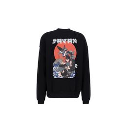 Alpha Industries Damen Sweater &raquo;Japan Wave Warrior Sweatshirt&laquo; schwarz XXL
