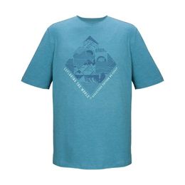Killtec Herren T-Shirt &raquo;KOS 24 MN TSHRT&laquo; Feuchtigkeitstransportierend, schnelltrocknend, Adventure-Print XXL
