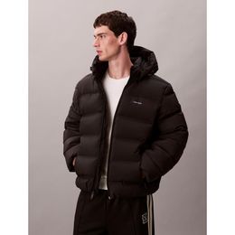 Calvin Klein Herren Steppjacke &raquo;LS QUILTED BONDED CHANNEL HD PUF&laquo; ohne Kapuze Mit Rundhalsausschnitt, regular fit schwarz S