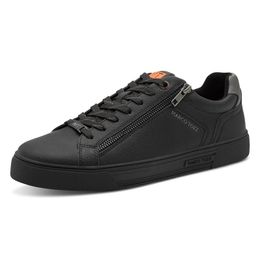 Marco Tozzi Herren Marco Tozzi Sneaker , Freizeitschuh, Halbschuh, Schn&uuml;rschuh mit seitlicher Logopr&auml;gung schwarz 45