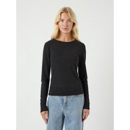 Y.A.S Damen Langarmshirt &raquo;YASPALOMA LS TOP NOOS&laquo; schwarz XS