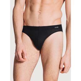 Calida Herren Calida Slip &raquo;Evolution&laquo; weich, ohne Eingriff, elastisch, Single Jersey-Qualit&auml;t schwarz XL (56)