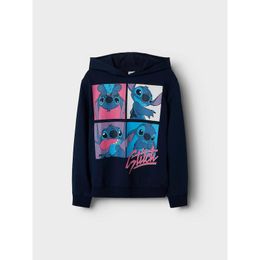 name it Damen Sweatshirt &raquo;NKFINGA STITCH NREG SWEA WH BRU NOOS WDI&laquo; blau 158/164