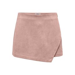 Only Damen Only Hosenrock &raquo;ONLMIST-STINA LIFE MW FAUX SUE SKORT PNT&laquo; aus weichem Wildlederimitat L