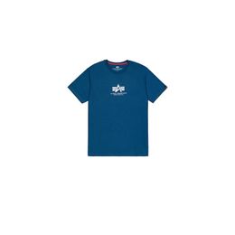 Alpha Industries Herren T-Shirt &raquo;Basic T-Shirt ML&laquo; blau M