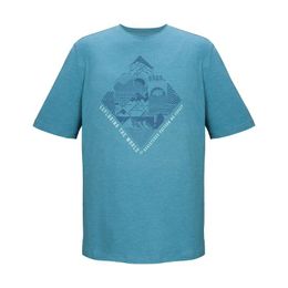 Killtec Herren T-Shirt &raquo;KOS 24 MN TSHRT&laquo; Feuchtigkeitstransportierend, schnelltrocknend, Adventure-Print XL