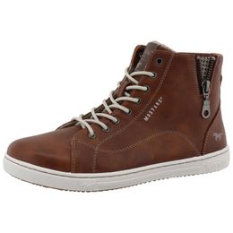 Mustang Shoes Damen Winterstiefelette &raquo;Tuala&laquo; Schn&uuml;rboots mit Rei&szlig;verschluss braun 36