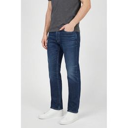 Calvin Klein Herren Slim-fit-Jeans used washed, Slim Straight Fit, Logopatch am Bund 31, L&auml;nge 34