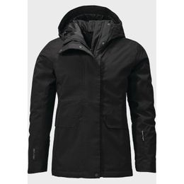 Sch&ouml;ffel Sch&ouml;ffel Damen Outdoorjacke &raquo;Ins Jacket Antwerpen L&laquo; mit Kapuze schwarz 40