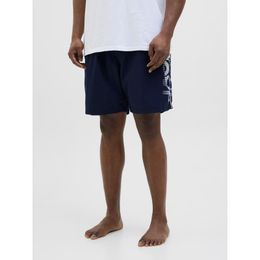Jack & Jones PlusSize Jack & Jones Plussize Herren Jack & Jones PlusSize Badeshorts &raquo;JPSTMAUI JJSWIM SPLICE LOGO AKM SN PLS&laquo; blau 44, N-Gr