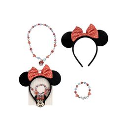 Disney Minnie Mouse Kinder Schmuckset Armband, Halskette & Ring | Gr.: onesize
