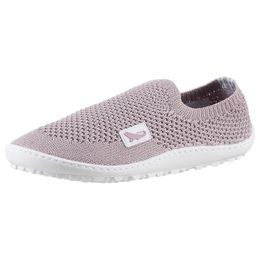 Leguano M&auml;dchen Barfu&szlig;schuh &raquo;LEGUANITO SCIO&laquo; , Sneaker, Slipper, Schlupfschuh, Komfortschuh im Knitwear Look rosa 29