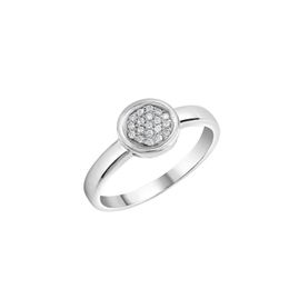 Vivance Damen Fingerring &raquo;925-Sterling Silber rhodiniert Zirkonia&laquo;