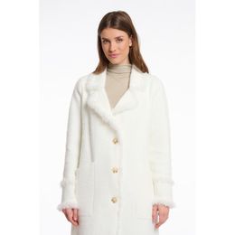 Rino & Pelle Rino & Pelle Damen Longstrickjacke &raquo;CATENA&laquo; mit Fransendetails und Kn&ouml;pfen XXL (44)