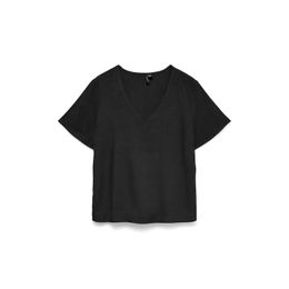 V&eacute;ro Moda Vero Moda Damen Blusenshirt &raquo;VMMYMILO S/S V-NECK TOP WVN GA&laquo; mit klassischem Schnitt M