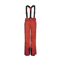 Killtec Jungen Skihose &raquo;KSW 128 BYS SKI PNTS&laquo; Wasserdichte Skihose f&uuml;r Kids mit abnehmbaren Tr&auml;gern und Stauraum orange 164, Normalgr&ouml;&szlig;en