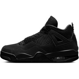 Nike Low-Top Sneaker - Air Jordan 4 Retro Black Cat (2025) (GS) - Gr. 36,5 (EU) - in Bunt - f&uuml;r Damen