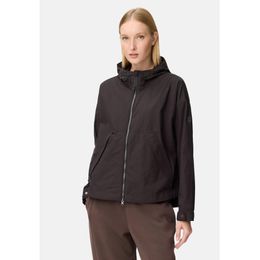 Camel Active Leicht packbare &Uuml;bergangsjacke im Oversized Fit in Schwarz | Gr.: 38