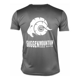 GUGGEN Mountain Funktionsshirt Uni in Dunkelgrau | Gr.: XL
