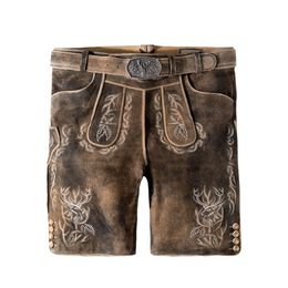 Stockerpoint Trachtenlederhose Lee in sepia raw | Gr.: 46