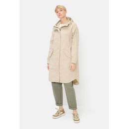 Camel Active Mantel mit verstellbarer Kapuze in Sand | Gr.: 44