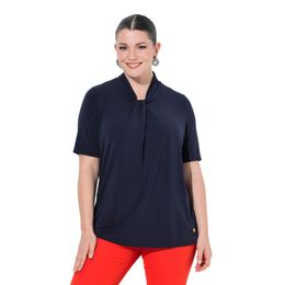 Ulla Popken Shirt in dunkles marine | Gr.: 42-44