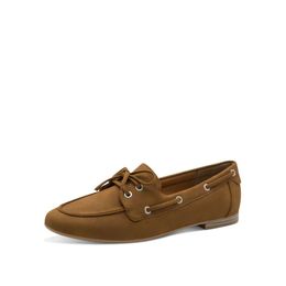 Marco Tozzi Schn&uuml;rschuhe Mokassin in braun | Gr.: 39