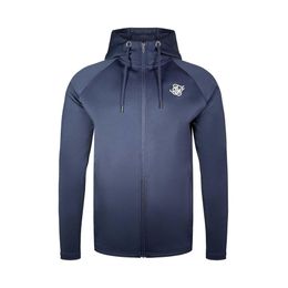 SikSilk Sweatjacke Essentials Poly FullZip in Navy | Gr.: M