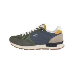 Pepe Jeans Sneaker low Brit Camp in gruen | Gr.: 44