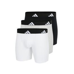 Adidas Boxershort 3er Pack in Schwarz/Wei&szlig;/Grau | Gr.: XL
