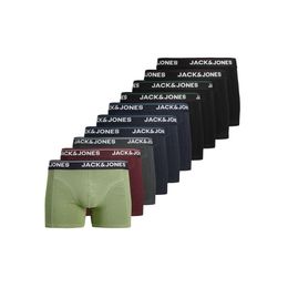 Jack & Jones Jack & Jones Boxershort 10er Pack in Schwarz/Blau/Gr&uuml;n/Rot | Gr.: S