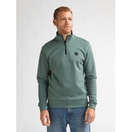 PETROL INDUSTRIES Half-Zip Sweatshirt Horizonte in Gr&uuml;n | Gr.: L